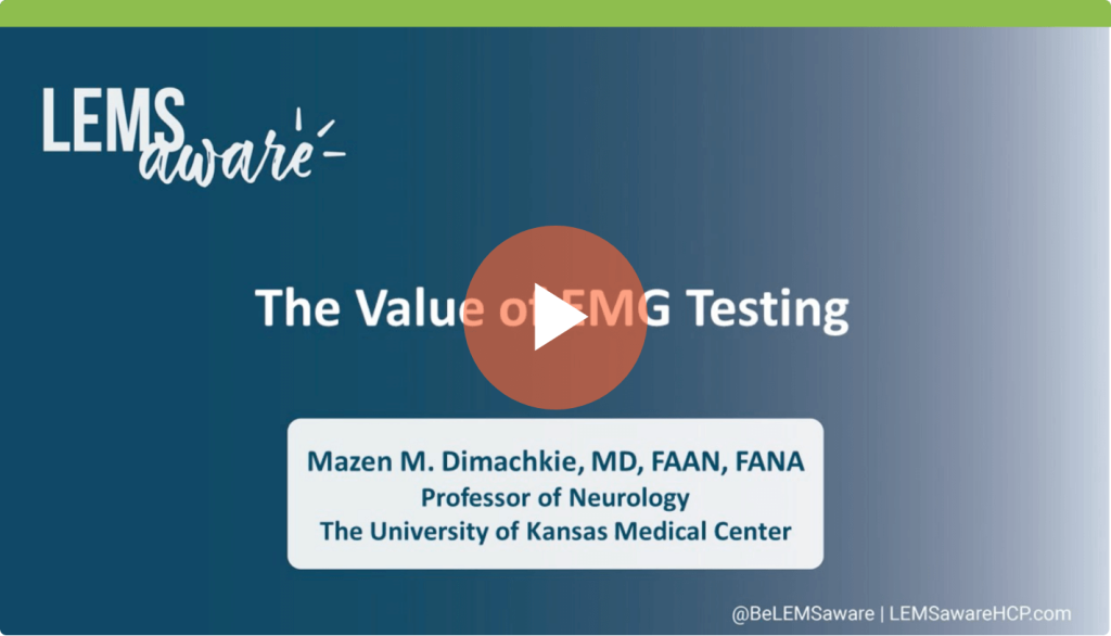 LEMS Testing and Diagnosis | LEMS Aware HCP